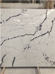 Calacatta Lago Quartz Slabs from Malaysia - StoneContact.com