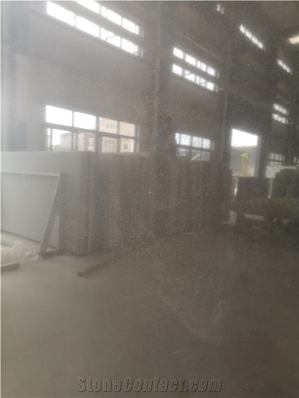 Pure Black Quartz Stone Slabs from Malaysia - StoneContact.com