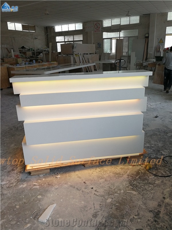 Artificial Stone Office Reception Desk Counter from China ...