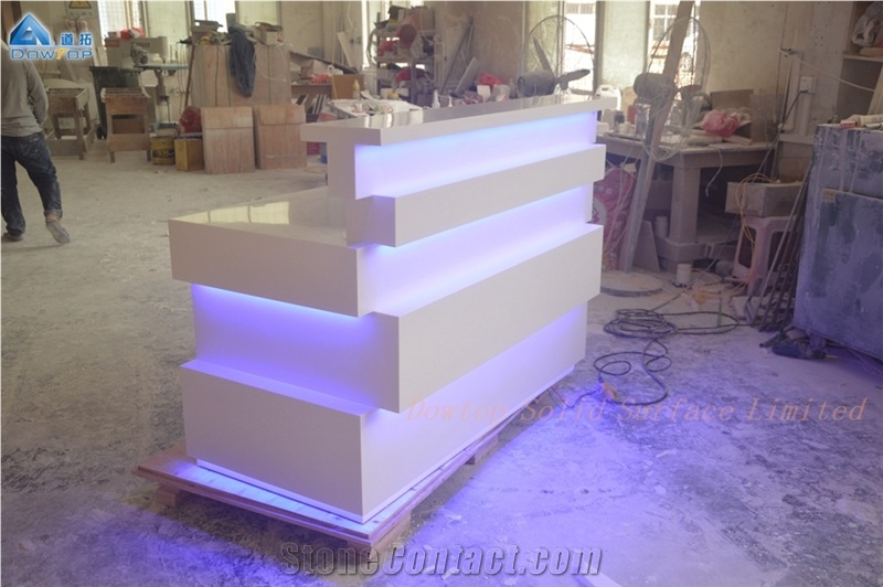 Led Reception Desk Mini Front Desk Counter from China - StoneContact.com