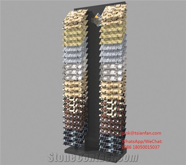 Mosaic Floor Display Rack from China - StoneContact.com
