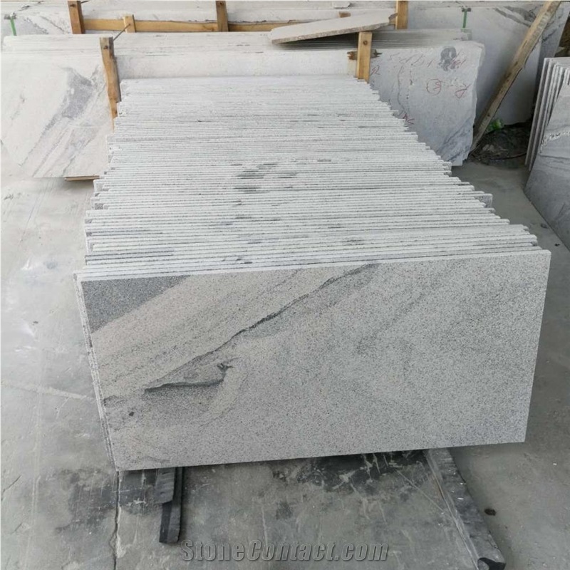 Polished Wiscount White Granite Tiles from China - StoneContact.com