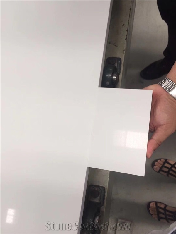 Ivory White Quartz Slab from Malaysia - StoneContact.com