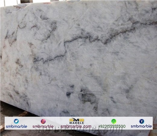 Pakistani Ziarat White Marble Tiles & Slabs from Pakistan - StoneContact.com