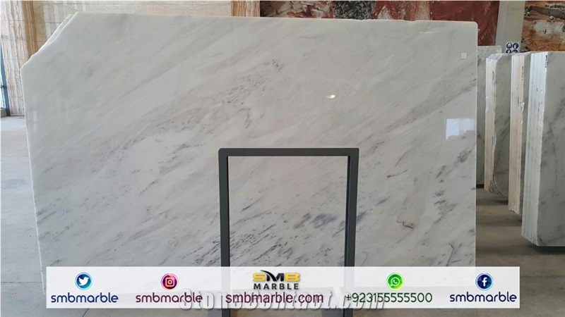 Pakistani Ziarat White Marble Tiles & Slabs from Pakistan - StoneContact.com