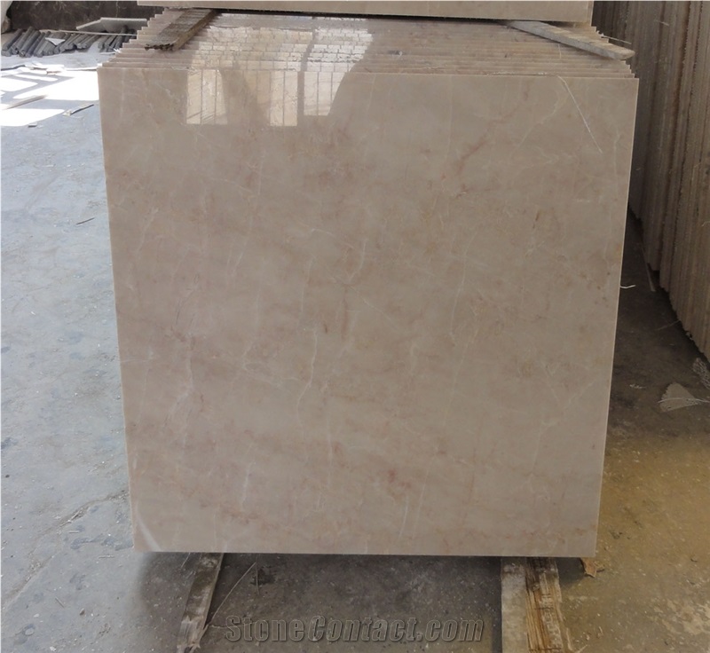 Rose Beige Marble 2cm Slabs Polished Walling Tiles from China ...