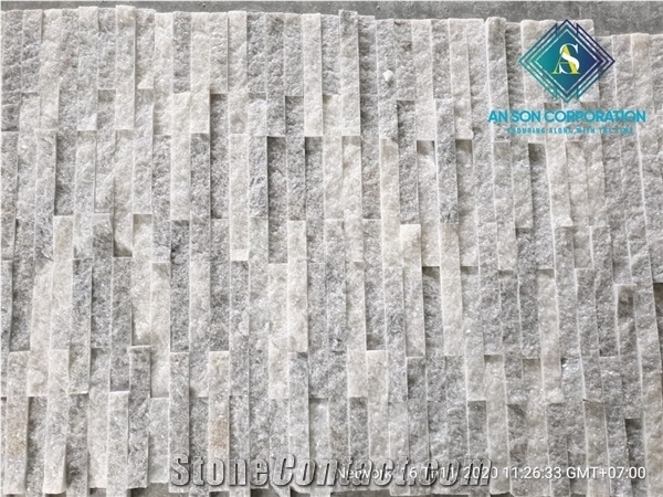 Light Grey Marble Wall Panel Combination Design Veneer Wall Cladding ...