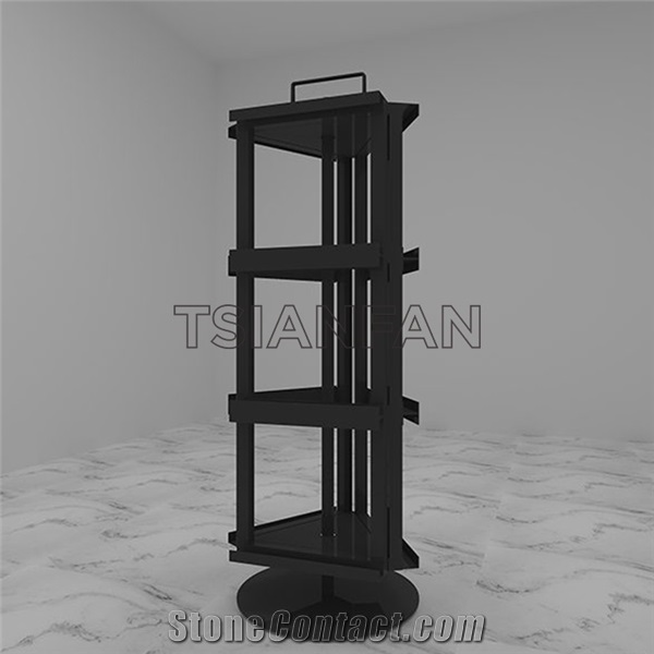 Carousel Stone Quartz Sample Display Stand Rotate Display from China ...