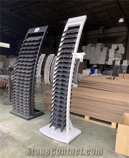 Plastic Tower Display For Quartz Stone from China - StoneContact.com