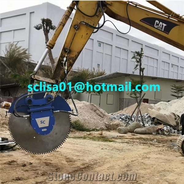 Excavator Rock Saw/Concrete Saw Blade with 2.6m Blade from China ...