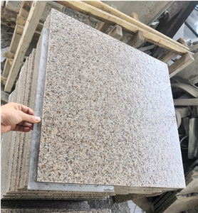 China G350 Rust stone Granite Flamed Floor Tiles from China ...