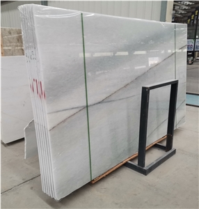White Marble Slab Columbia Marble Tiles Bookmatch from China ...