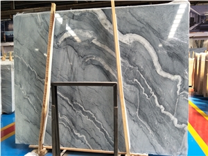 Sea Wave Grey Marble Slabs For Interior Decoration from China ...