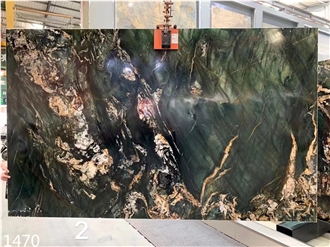Brazil Green Maestro Quartzite Slabs Bookmatched Wall Tile from China ...