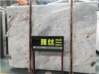 Afyon Light Blue Marble Slabs from China - StoneContact.com