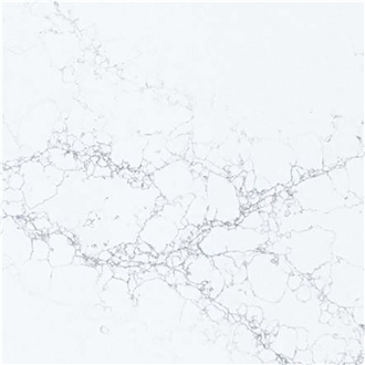 Polished White Engineering Board Quartz Slabs from China - StoneContact.com