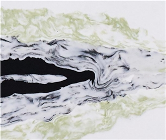 Thick Black Texture, Sturdy Surface Artificial Stone Slabs from China ...