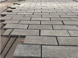 China Gneiss Nero Santiago Flamed Paving Tiles from China ...