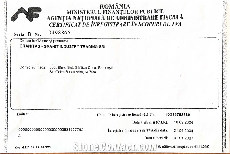 Granitas Romania - Natural Stone, Artificial Stone Supplier
