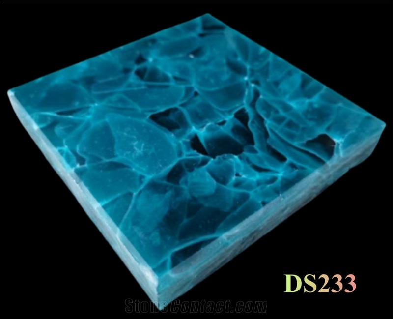 Mars Green Glass Slabs from China - StoneContact.com