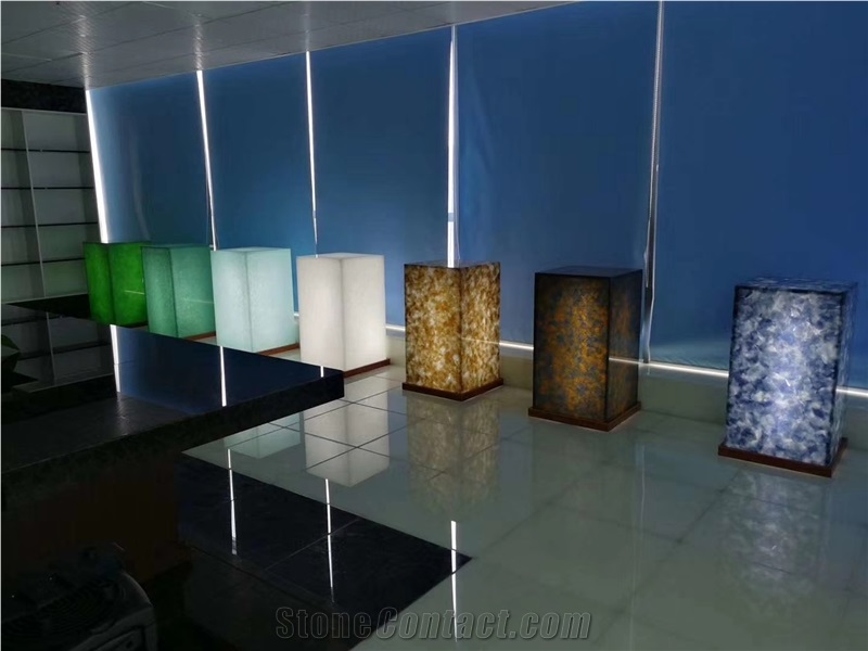 Translucent Glass Slabs Exterior Wall Cladding from China ...