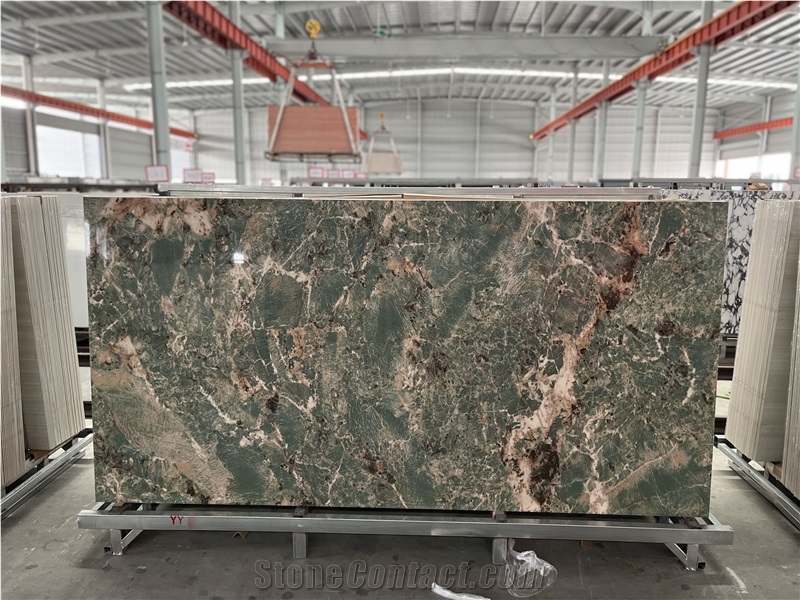 Amazon Green Sintered Stone Slabs from China - StoneContact.com