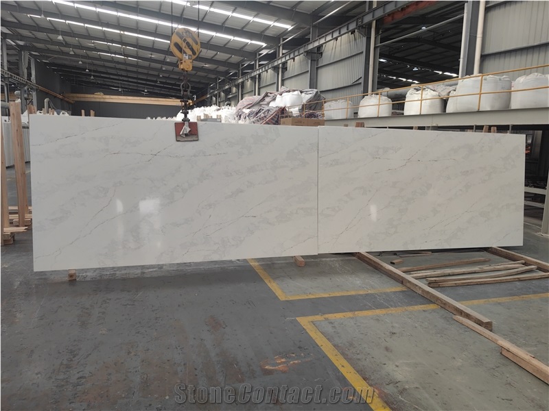 AST Artificial Quartz 5121 Milan Extra Quartz Slabs from China ...