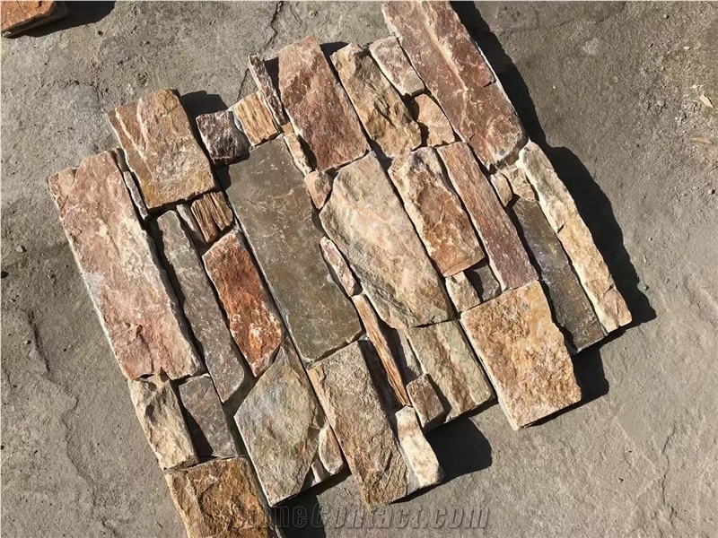 Slate Culture Stone Cladding Exterior Wall Panel Veneer from China ...