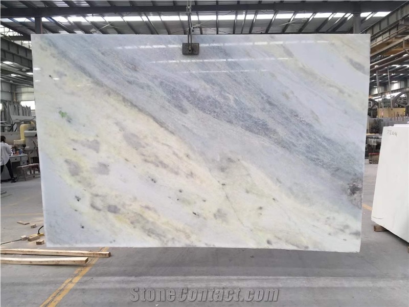 Brazil Crystal Blue Luxury Slab Marble from China - StoneContact.com