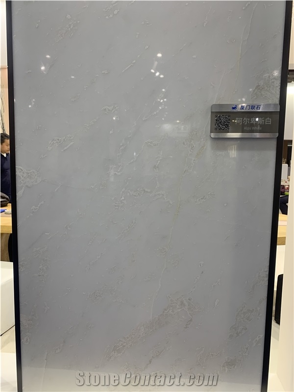 Alps White Marble Slabs And Tiles from China - StoneContact.com