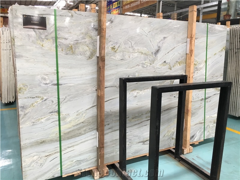 Blue Sky Cloud Marble Slabs from China - StoneContact.com