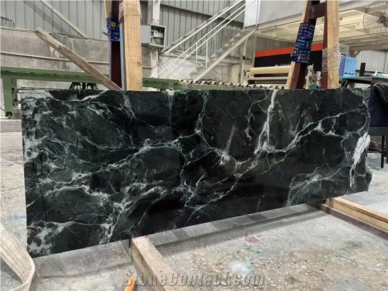 Natural Verde Alpi Marble Slabs from China - StoneContact.com