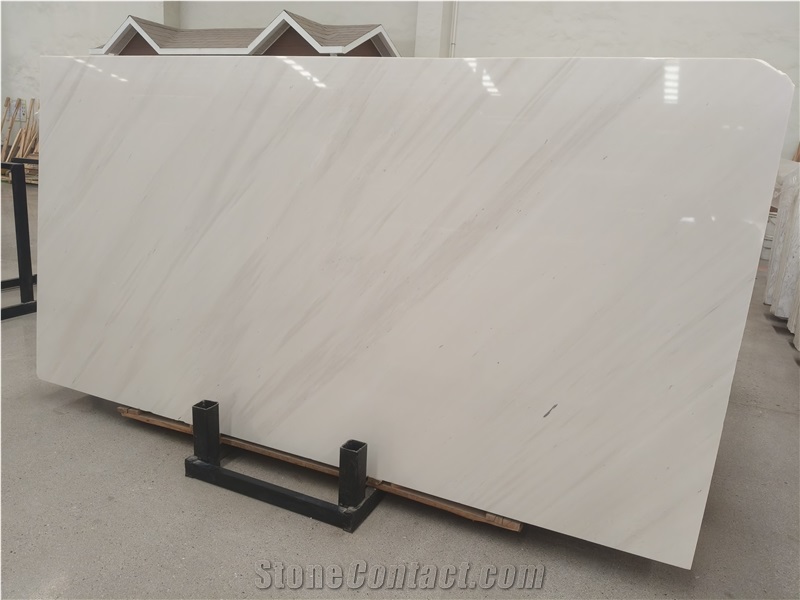 Sivec Marble Slab White Exterior Wall Tiles from China - StoneContact.com
