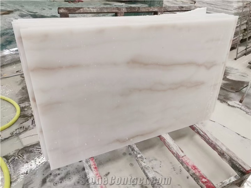 Natural Guangxi White Marble Slabs For Interior Decoration from China ...