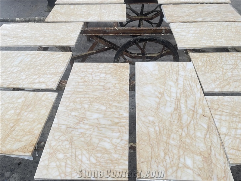 Natural Polished Spider Gold Mable For Floor Tile from China ...