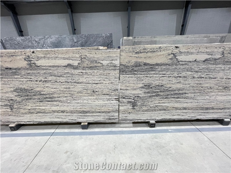 Silver Travertine Travertine Tiles & Slabs - StoneContact.com