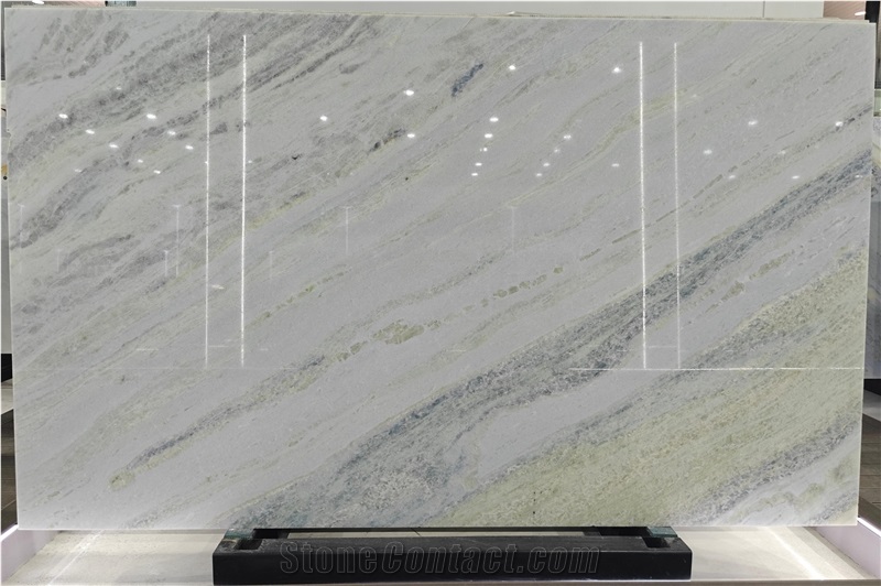 Blue Crystal Marble Slabs from China - StoneContact.com