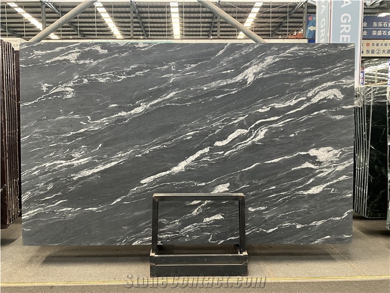 Customized Size Natural Sierra Blue Marble Slab Wall Tiles from China ...