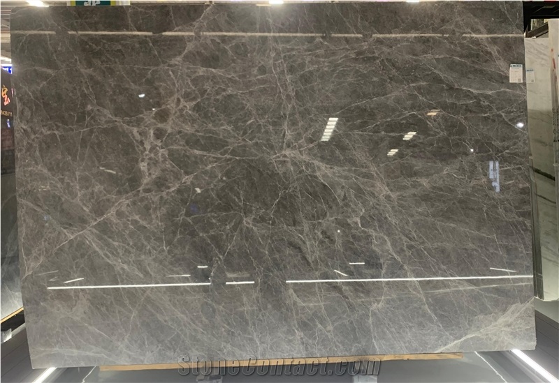 Simple Emperador Gray Marble Slabs For Villa Floor from China - StoneContact.com