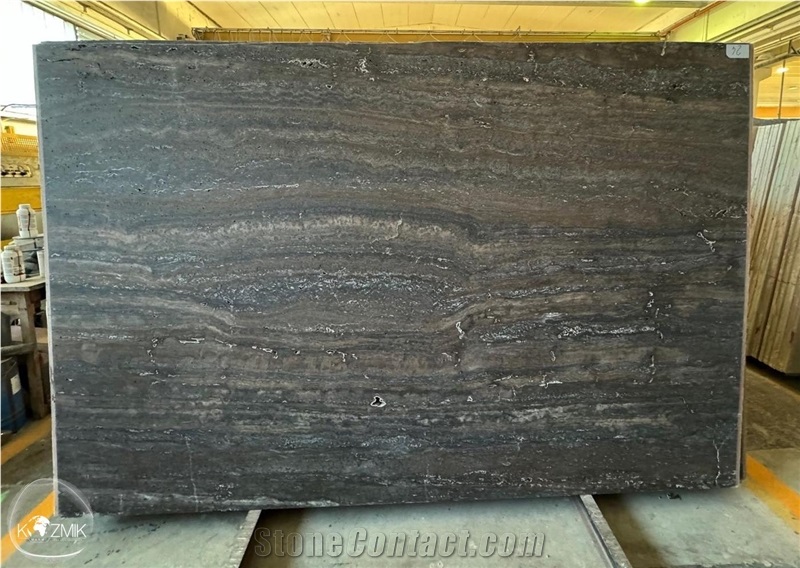 Travertino Titanium Slab Slabs from Italy - StoneContact.com