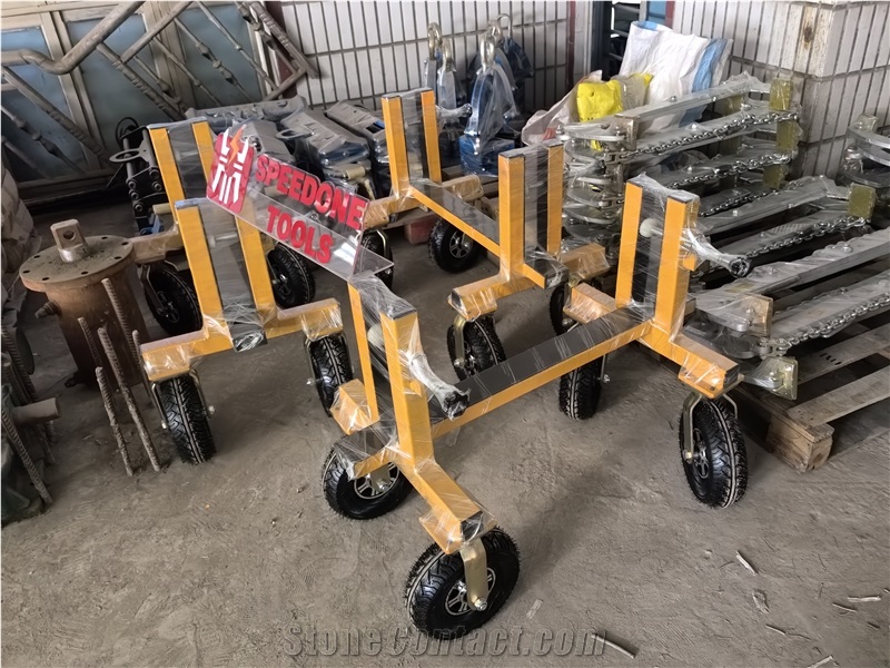 Stone Slab Transport Dolly Portable Trolley from China - StoneContact.com