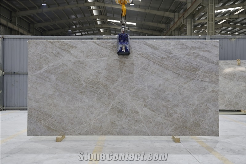 Taj Mahal Quartz Engineered Stone Slabs from Viet Nam - StoneContact.com