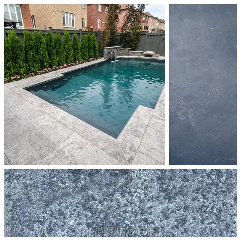 Blue Limestone Terrace - StoneContact.com